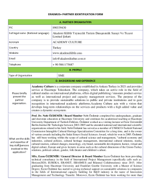 Fillable Online PARTNER IDENTIFICATION FORM Fax Email Print - pdfFiller