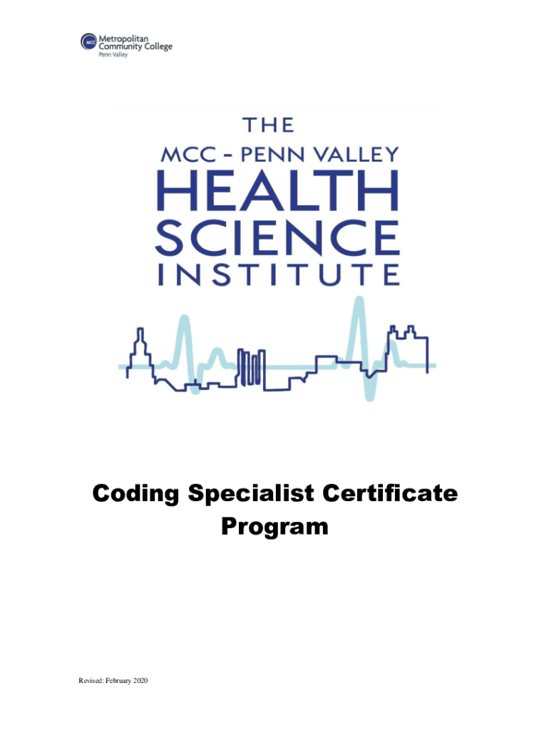 Fillable Online MCC Coding Certificate Program Application Fax Email Print - pdfFiller