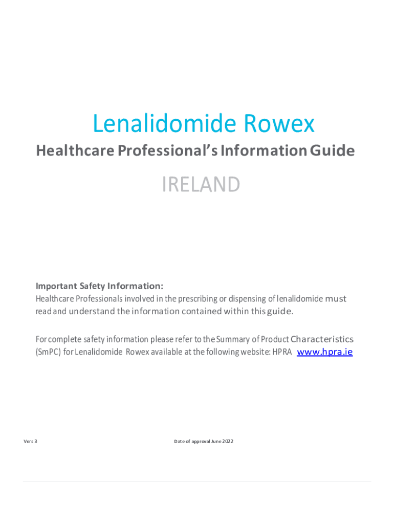 Fillable Online Healthcare Professional Information Guide Fax Email ...