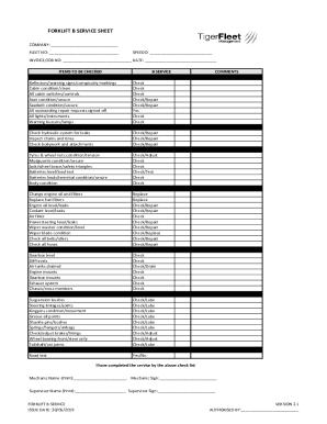 Fillable Online Powered Industrial Trucks - Forklifts - Vehicle ...