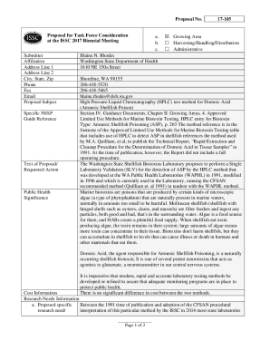 Fillable Online Proposal No. 17-105 Proposal for Task Force Consideration at the ... Fax Email ...