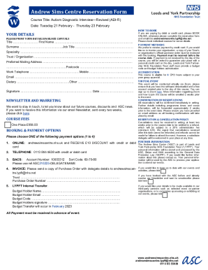 Fillable Online Autism Diagnostic InterviewRevised (ADI-R) Introductory ...