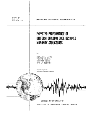 Fillable Online EXPECTED PERFORMANCE OF UNIFORM BUILDING CODE ... Fax ...