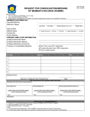 Pag Ibig Transfer Of Records Form - Fill Online, Printable, Fillable ...