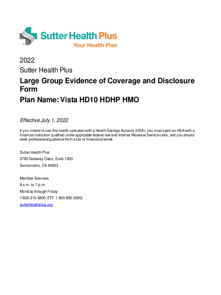 Fillable Online Sutter Health Palo Alto Medical Foundation ...