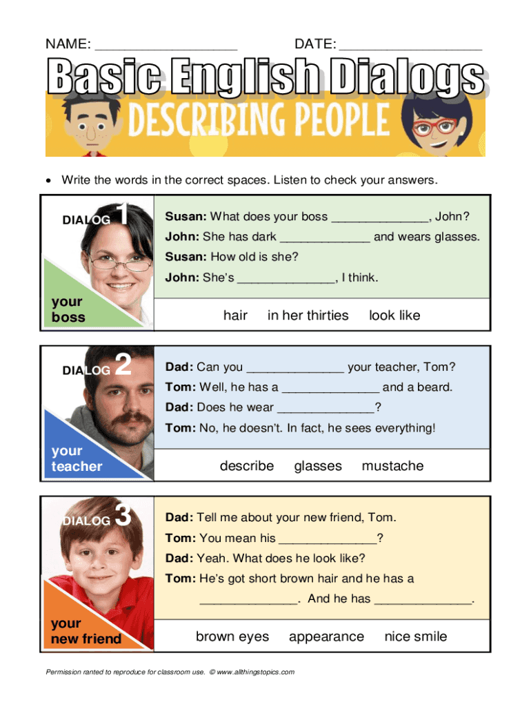 Fillable Online Introducing Your Boss to a Client in English Fax Email Print - pdfFiller