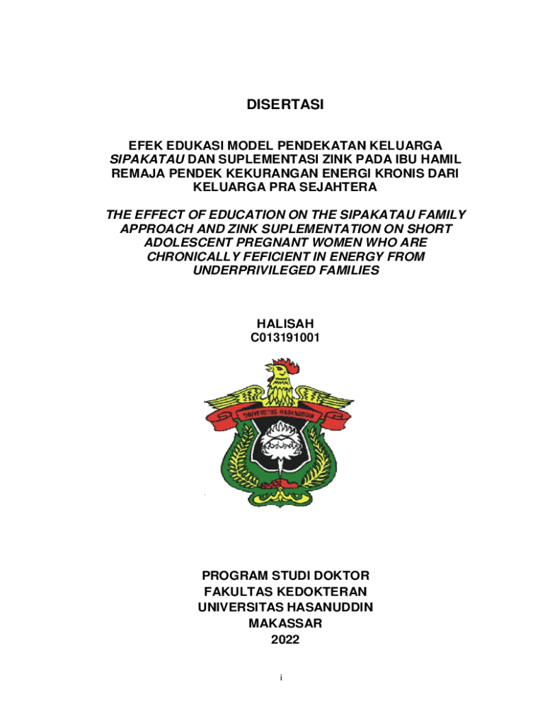 Fillable Online repository unhas ac EFEK EDUKASI MODEL PENDEKATAN KELUARGA ... Fax Email Print ...