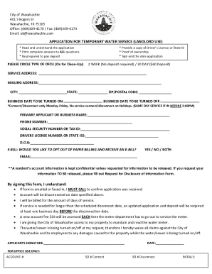 Fillable Online Utility Applications and Other Useful Forms Fax Email ...