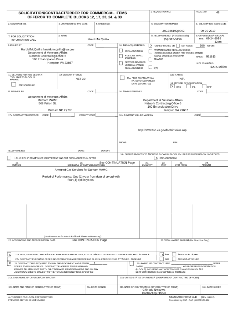 3 PERANCE WORK STATEMENT (PWS)6 Doc Template | pdfFiller
