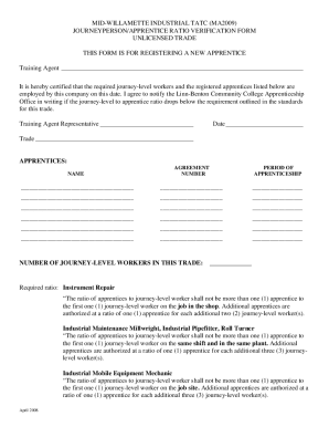 Fillable Online The Office of Apprenticeship Training - Apprenticeship ...