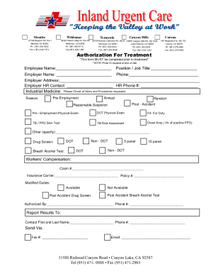 Fillable Online Authorization For Treatment Fax Email Print - pdfFiller