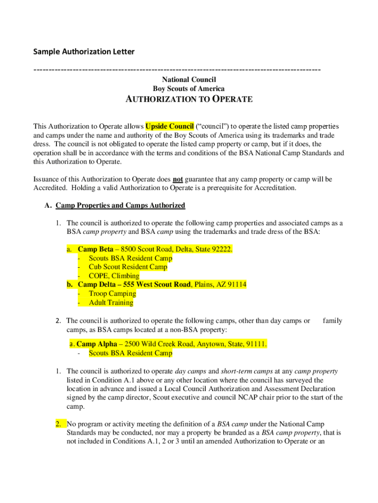 Fillable Online Sample Authorization Letter Fax Email Print - pdfFiller