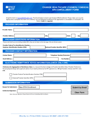 Fillable Online CHANGE HEALTHCARE (FORMERLY EMDEON) Fax Email Print - pdfFiller