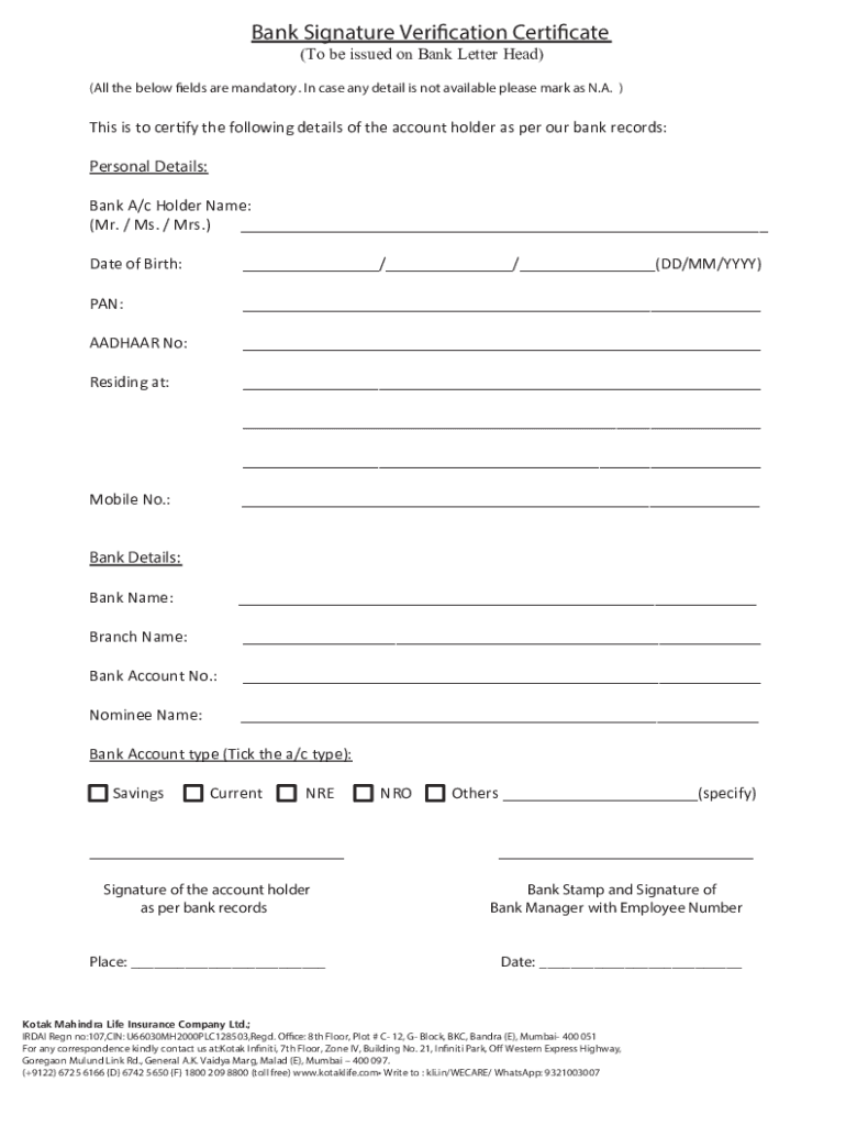 Fillable Online 28 - bank-signature-verification-certificate Fax Email ...