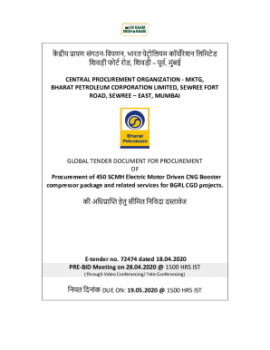 Fillable Online Central Procurement Organization (Marketing) Fax Email ...