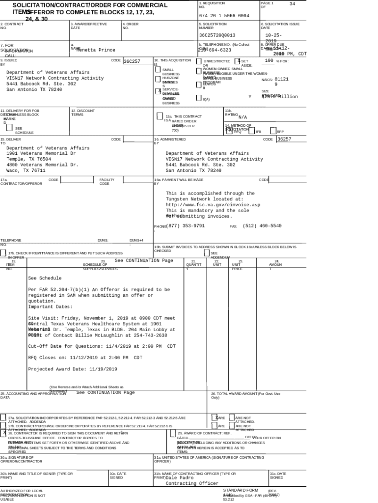 2 Perance Work Statement (PWS)4 Doc Template | pdfFiller