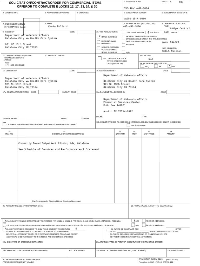 SECTION B - CONTINUATION OF SF 1449 BLOCKS24 Doc Template | pdfFiller