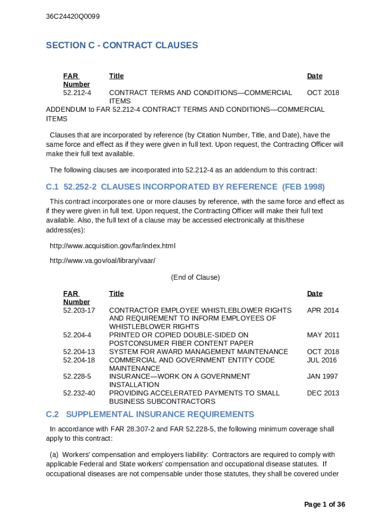 Align and clarify FAR commercial termination language. Doc Template ...