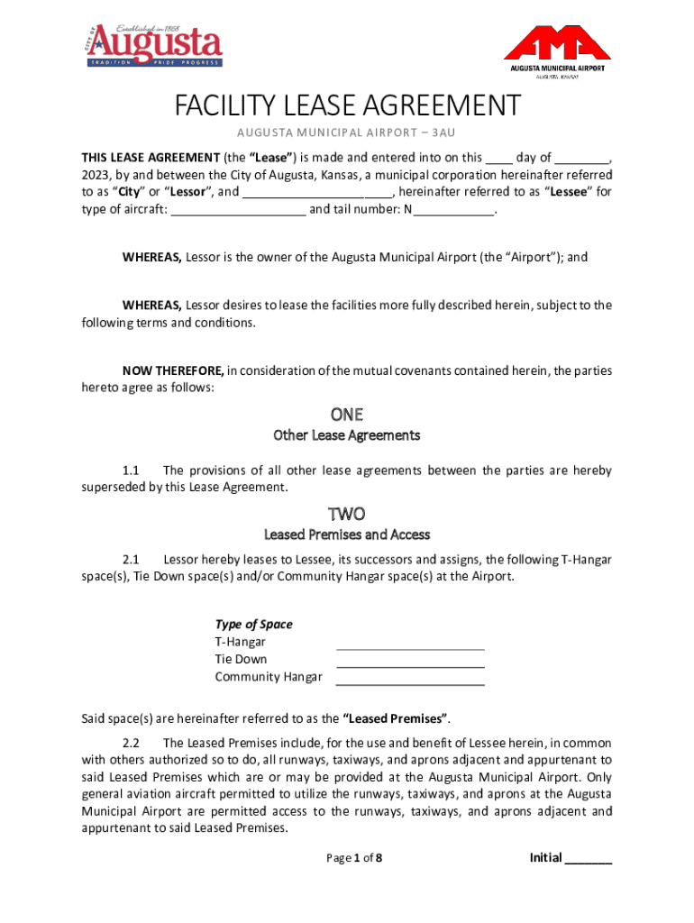 Fillable Online Attachment III Ground Lease and Facilities Use Agreement Fax Email Print - pdfFiller