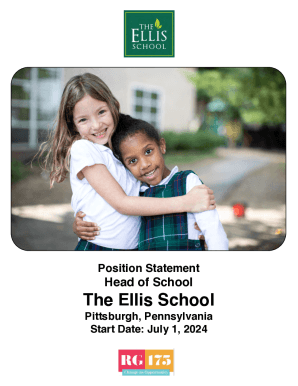 Fillable Online The Ellis School: All-girls Education in Pittsburgh Fax ...