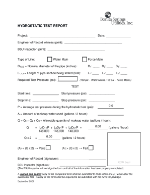 Fillable Online AIR TEST DATA SHEET per Uni-Bell UNI-B-96-B Fax Email ...