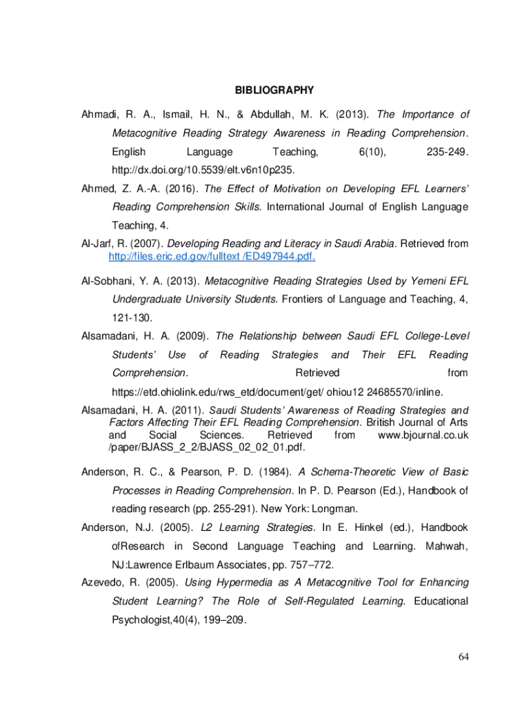 Fillable Online repository unhas ac The Impact of Motivation on Reading ...