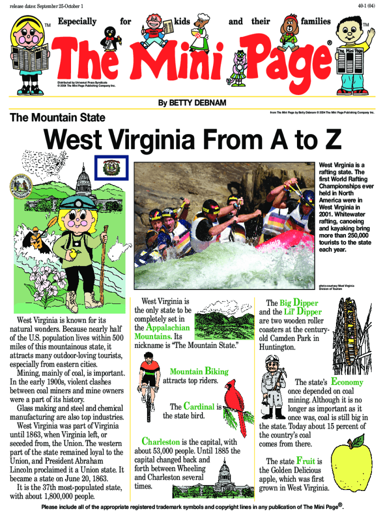 Fillable Online The Mini Page Kids' Cookbook (An Alligator Book) Fax ...