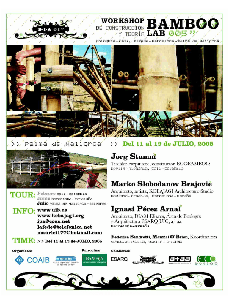 Completable En línea Su misin es la de crear el conocimiento del bamb en el ... Fax Email ...