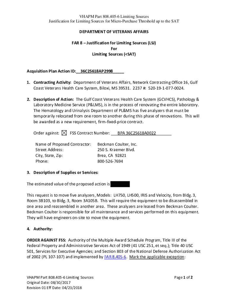 Fillable Online Required Sources of Supplies and Services (FAR Part 8 ...