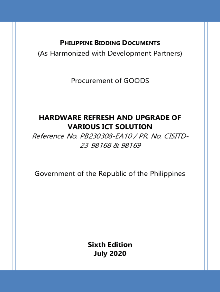 Fillable Online HARDWARE REFRESH AND UPGRADE OF Fax Email Print - pdfFiller