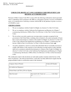 Fillable Online DFEH Renamed California Civil Rights Department Fax ...