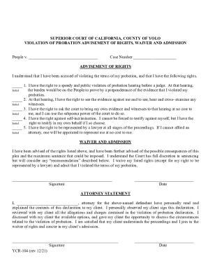 Fillable Online DUI Advisement Of Rights Waiver And Plea Form ...