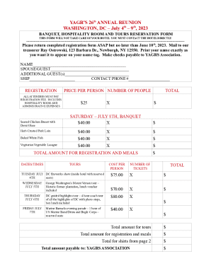 Fillable Online Group Tour Reservation Request Form Fax Email Print ...