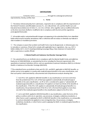 Fillable Online CERTIFICATION FORMS Fax Email Print - pdfFiller