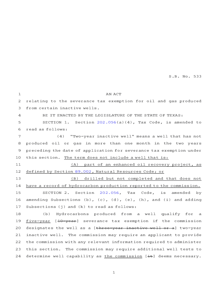 Fillable Online State Oil and Gas Severance Taxes Fax Email Print ...