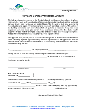 Fillable Online Information for waiver of Building Permit and Plan ...
