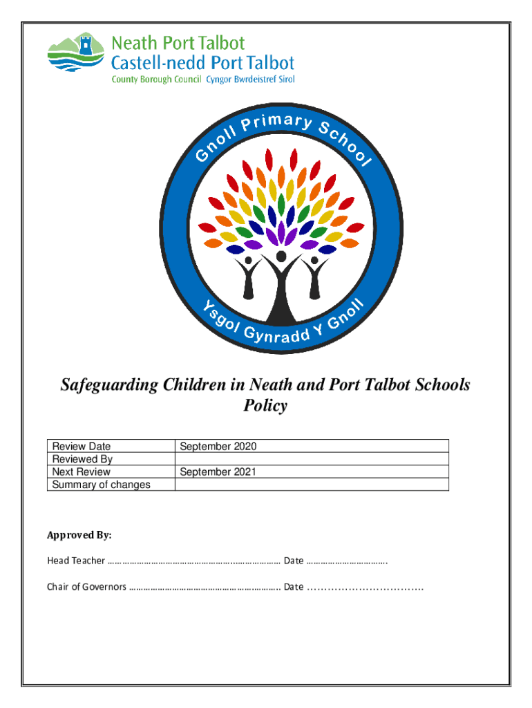 Fillable Online Safeguarding Children in Neath and Port Talbot Schools ...