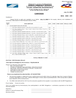 Fillable Online Official Canvass Form Fax Email Print - pdfFiller