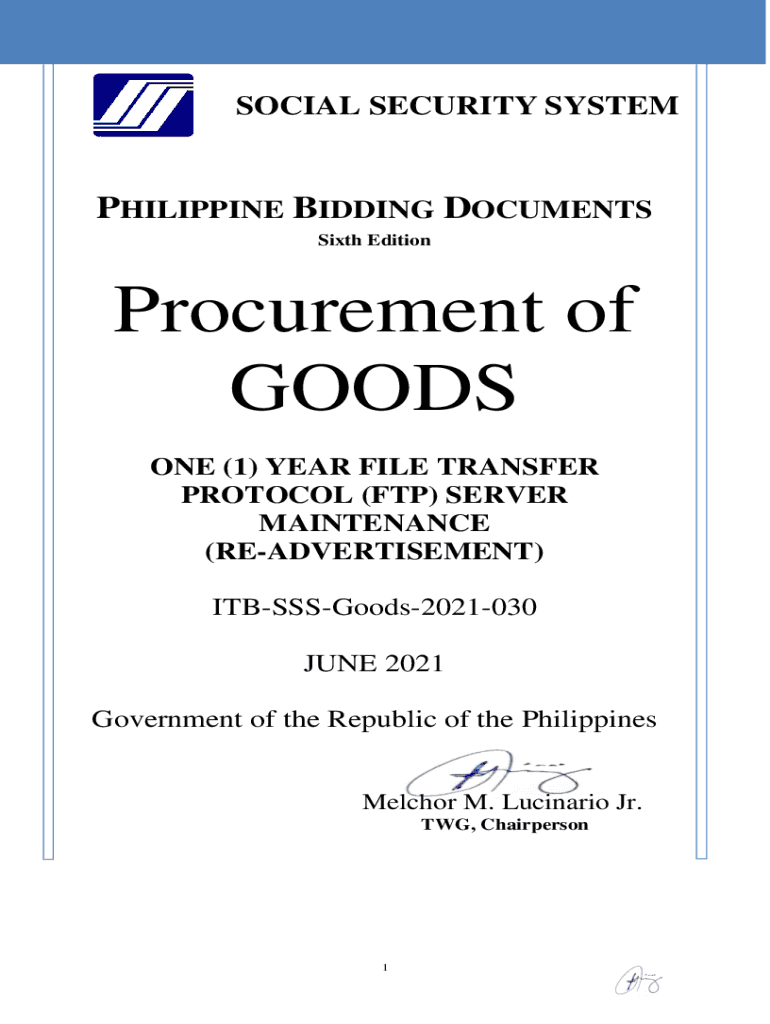Fillable Online PHILIPPINE BIDDING DOCUMENTS - ps-philgeps.gov.ph Fax ...