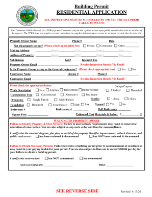 Fillable Online Homeowner-Builder Building Permit Affidavit Fax Email ...