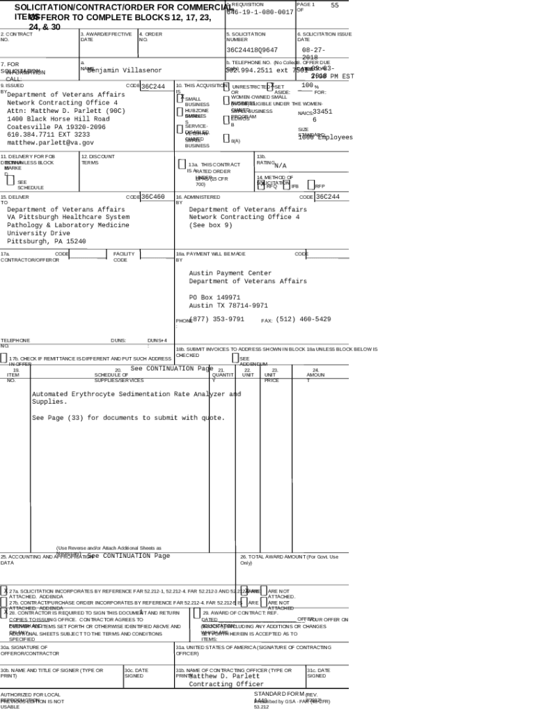 b.2 salient characterstics specification- automated esr analyzer Doc ...