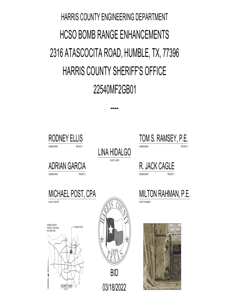 Fillable Online hcso bomb range enhancements 2316 atascocita road ...