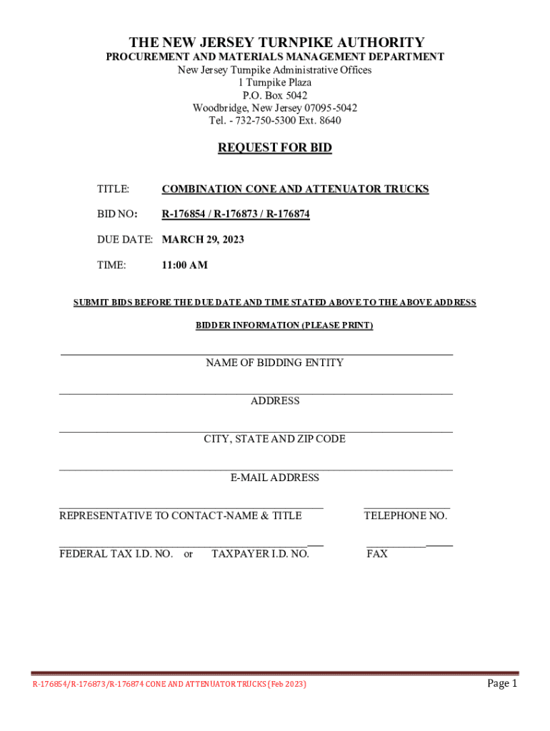 Fillable Online COMBINATION CONE AND ATTENUATOR TRUCKS Fax Email Print - pdfFiller