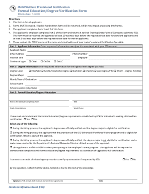 Fillable Online Georgia Department of Human Services VERIFICATION ...