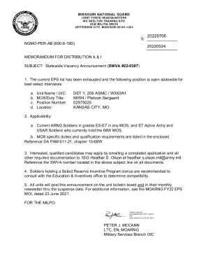 Fillable Online Missouri National Guard - Ike Skelton Training Site Fax ...