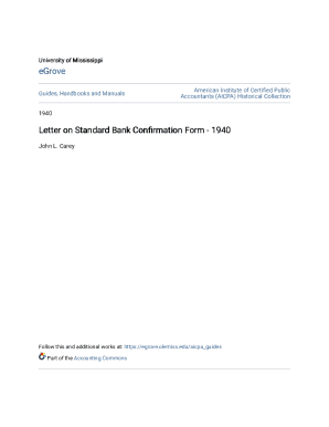Fillable Online The AICPA has developed a standard bank confirmation ...