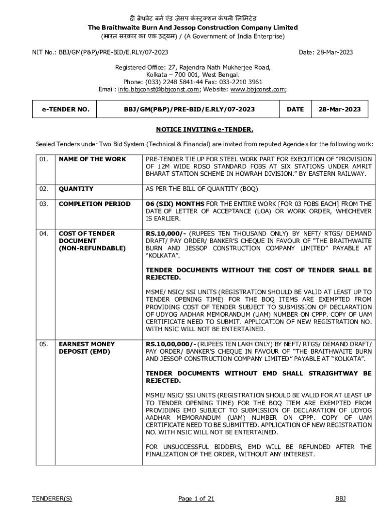 Fillable Online (A Government of India Undertaking and Subsidiary of ...
