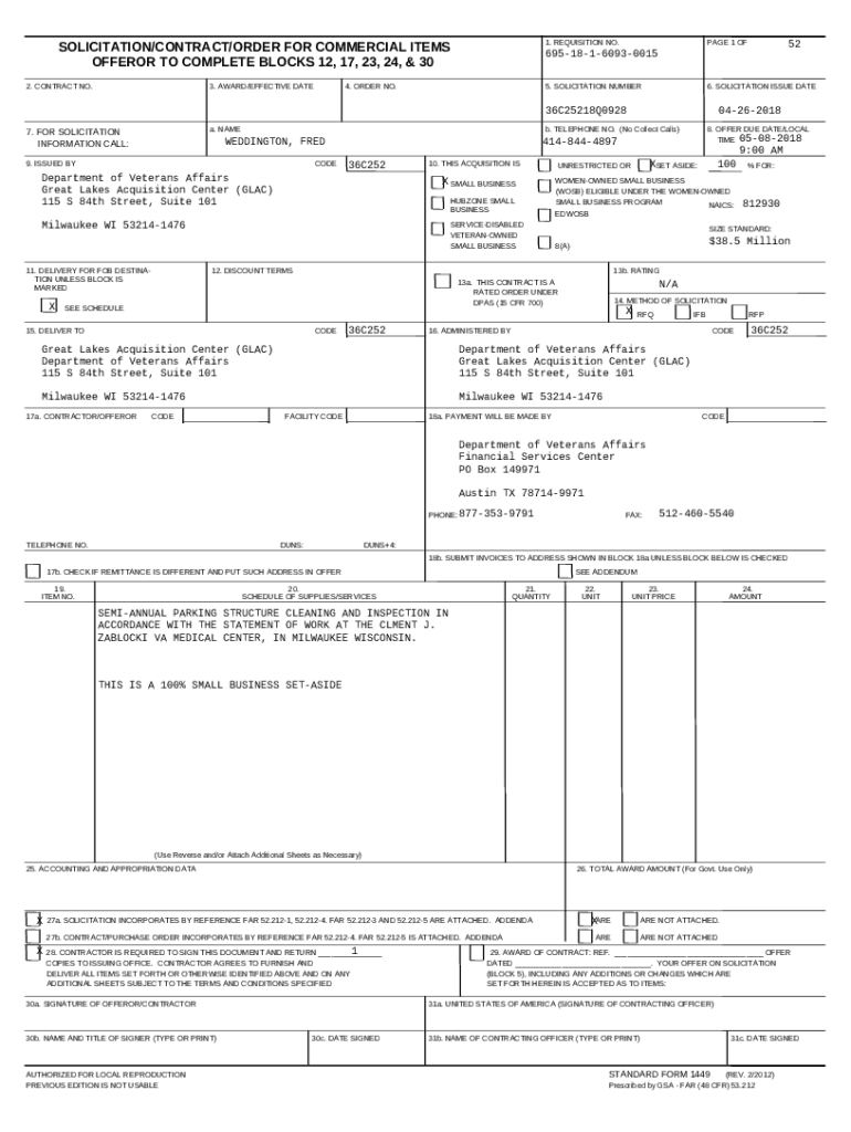 section b - continuation of sf 1449 blocks b.2 price/cost schedule Doc ...