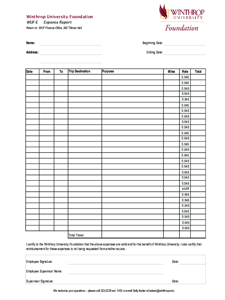 Fillable Online business expense report form Fax Email Print - pdfFiller