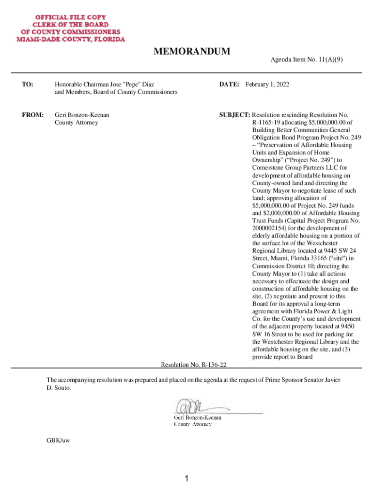 Fillable Online SUBJECT: Resolution rescinding Resolution No Fax Email ...